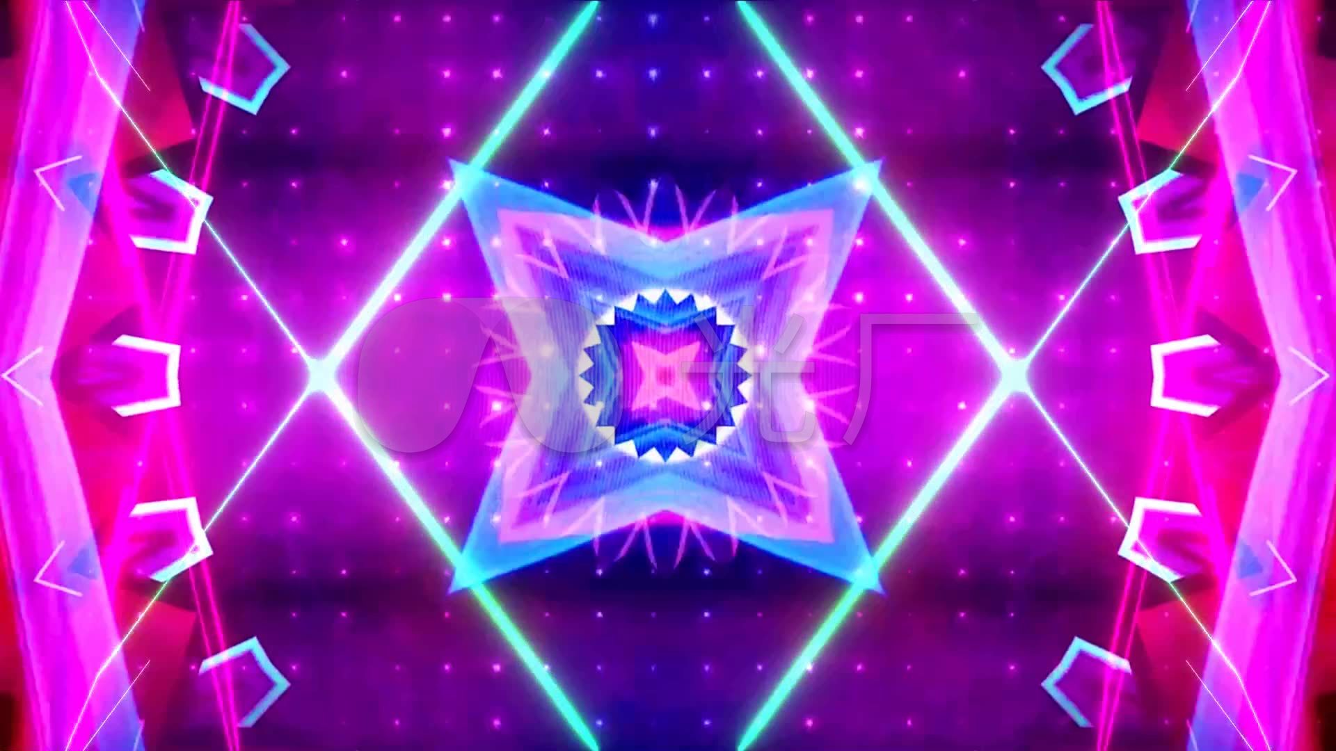 Seve鬼步舞神曲动感舞台背景绚丽万花筒1920x1080高清视频素材下载编号987244舞台背景vj师网