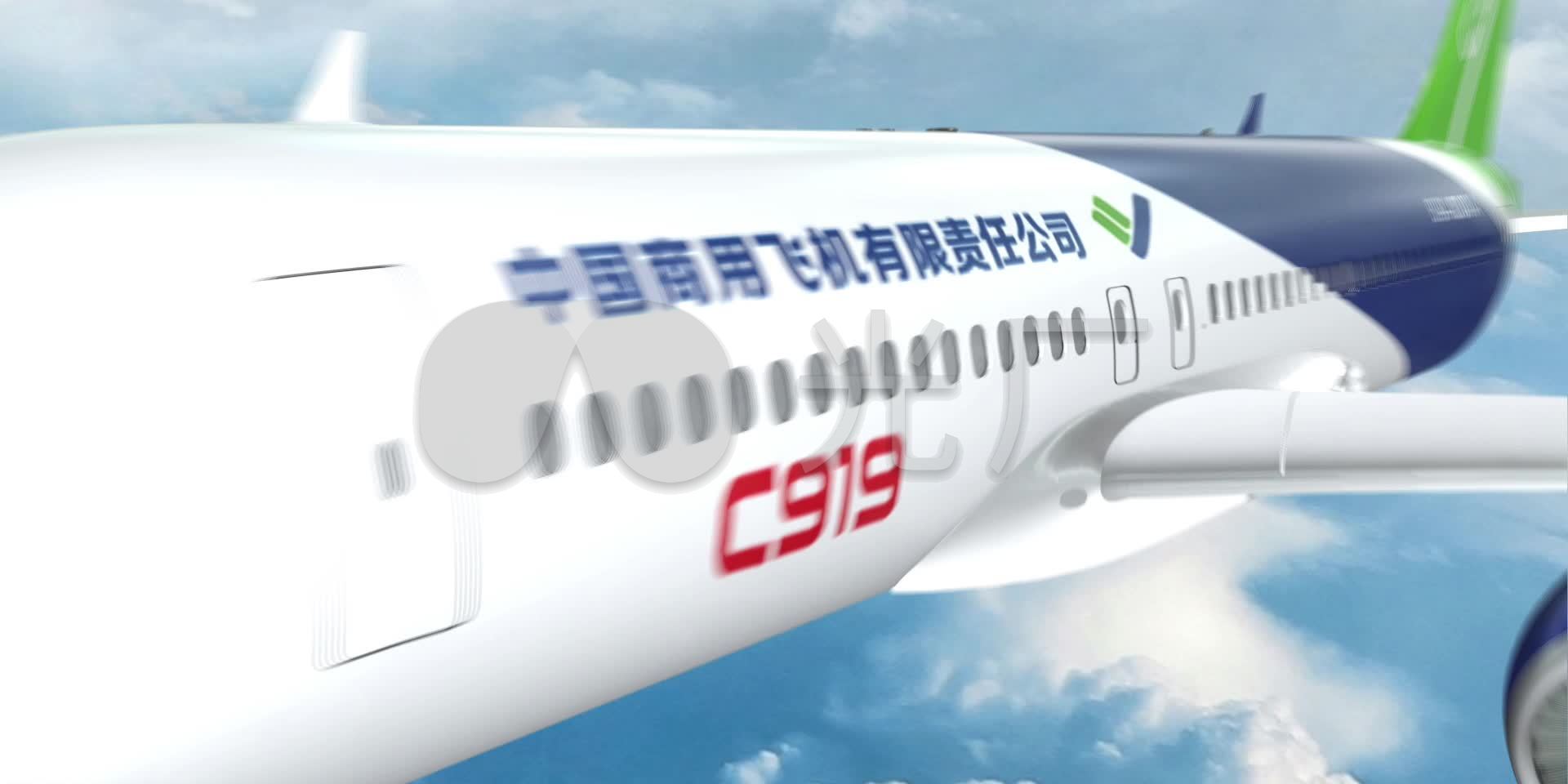 4K国产大飞机C919起飞梦想启航AE_AE模板下载(编号:4057065)_AE模板_光厂(VJ师网) www.vjshi.com