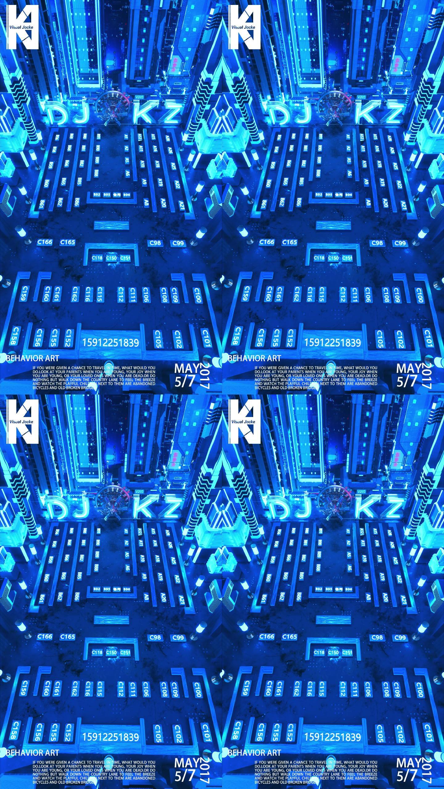 酒吧VJ卡座座位图C4D_C4D模型下载