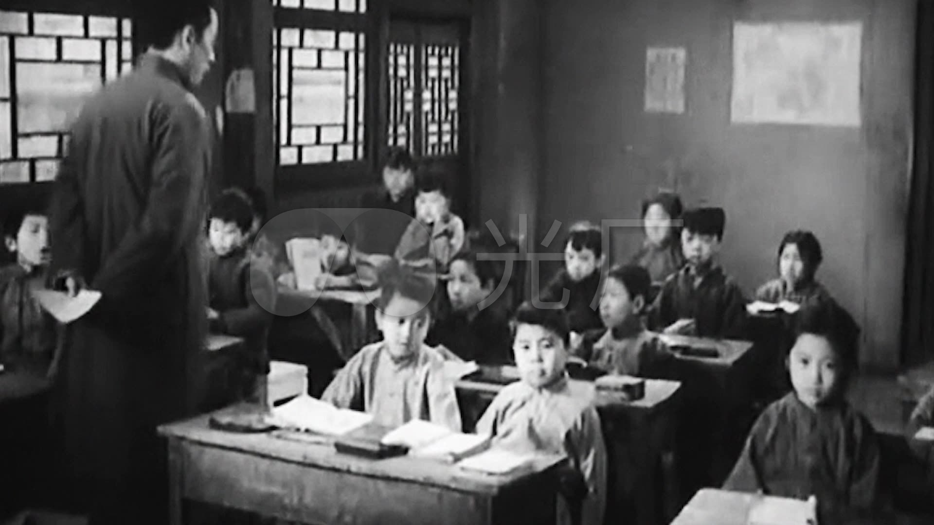 民国学校学堂私塾读书3040年代1920x1080高清视频素材下载编号4595000实拍视频光厂vj师网