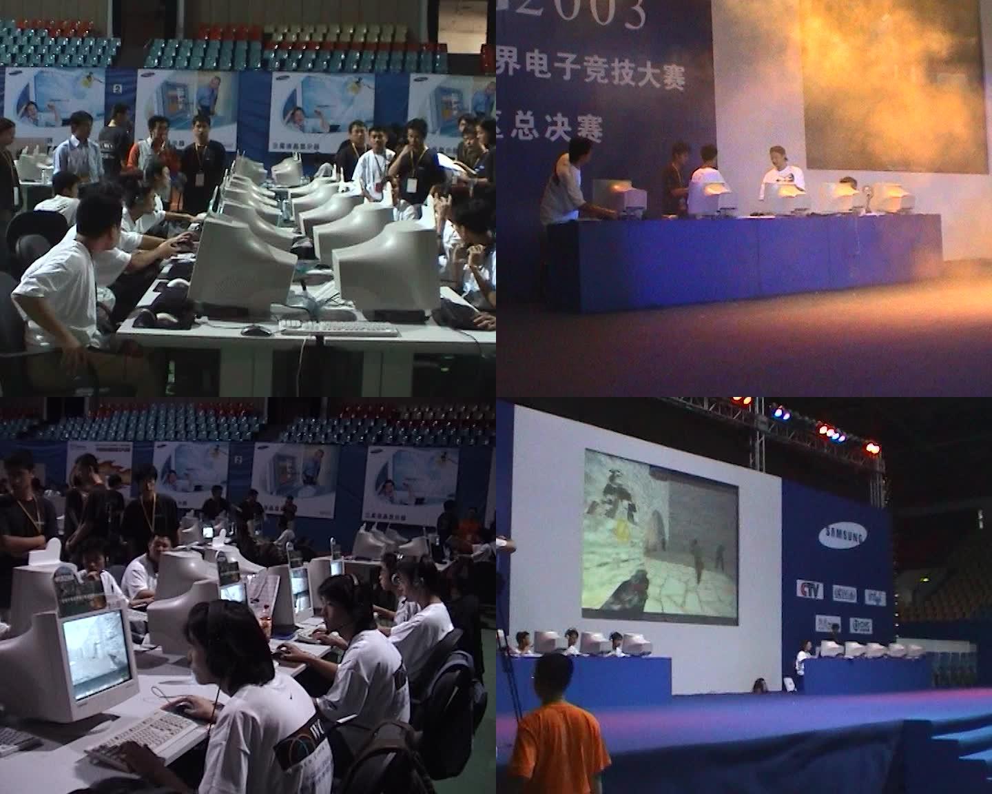 2003WCG电子竞技比赛_视频素材下载