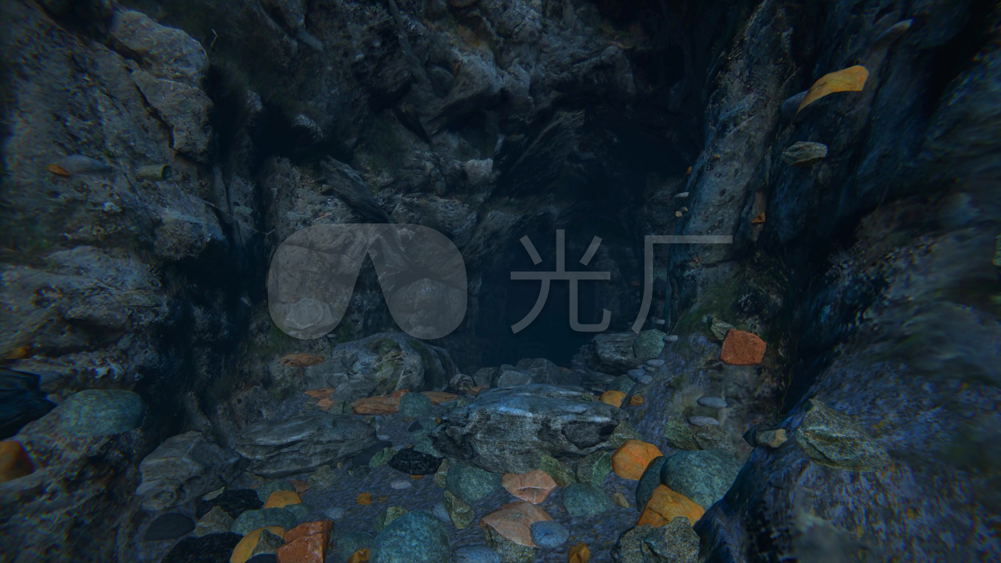 4k高清神秘废弃的矿洞隧道山洞石洞3840x2160高清视频素材下载编号5379483舞台背景vj师网