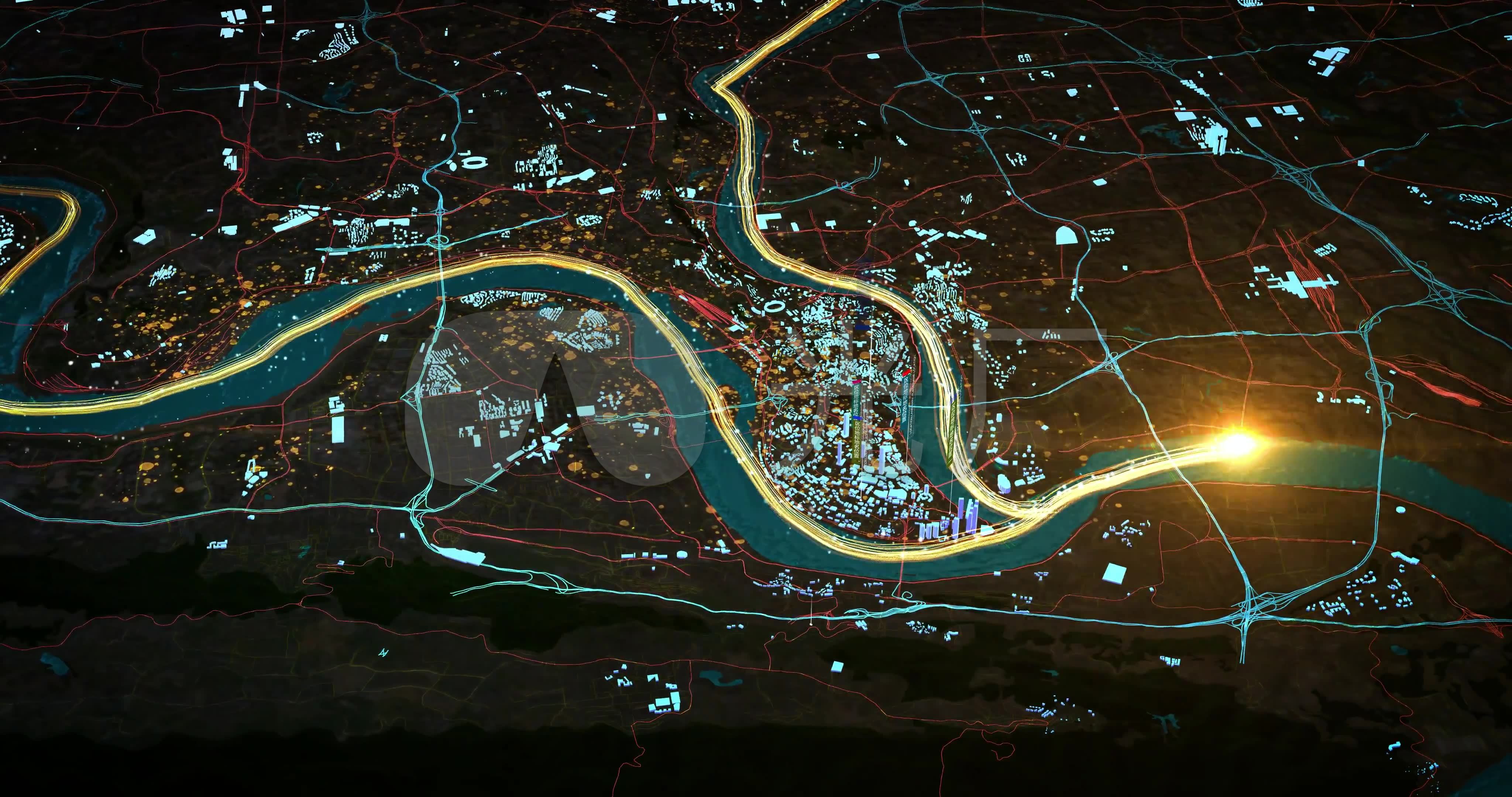 E3d重庆4K城市建筑模型地图区位分析_AE模板下载(编号:5801764)_AE模板_光厂(VJ师网) www.vjshi.com