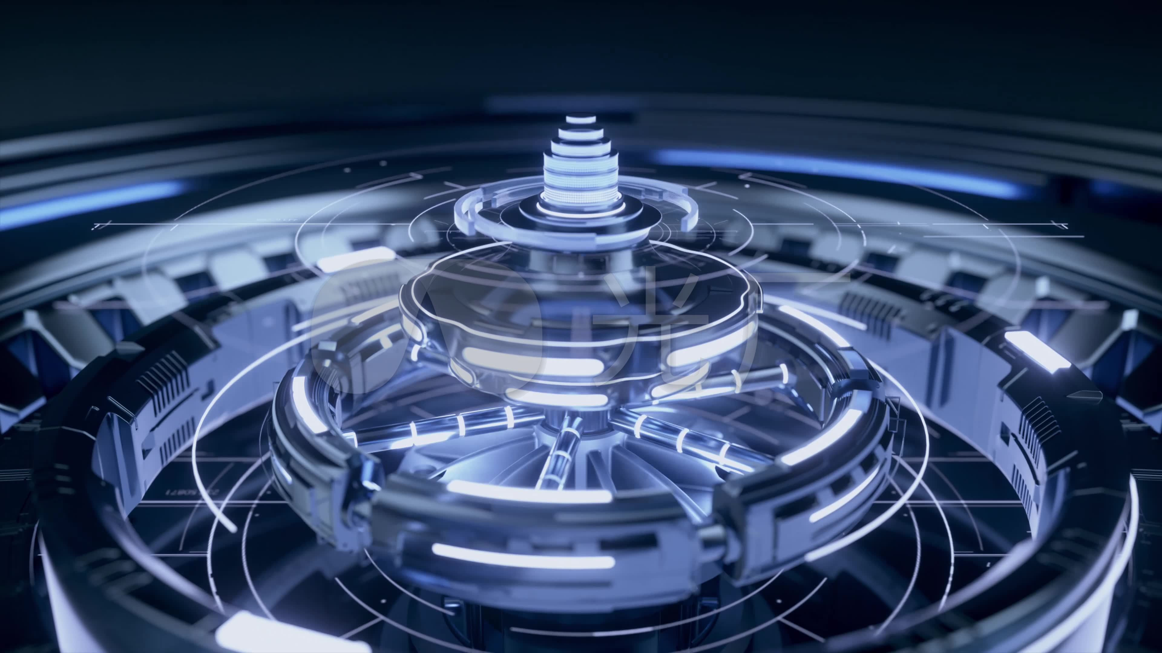 科技云计算大数据芯片穿梭C4D+AE片头_C4D工程下载(编号:7468243)_3D模型_光厂(VJ师网) www.vjshi.com