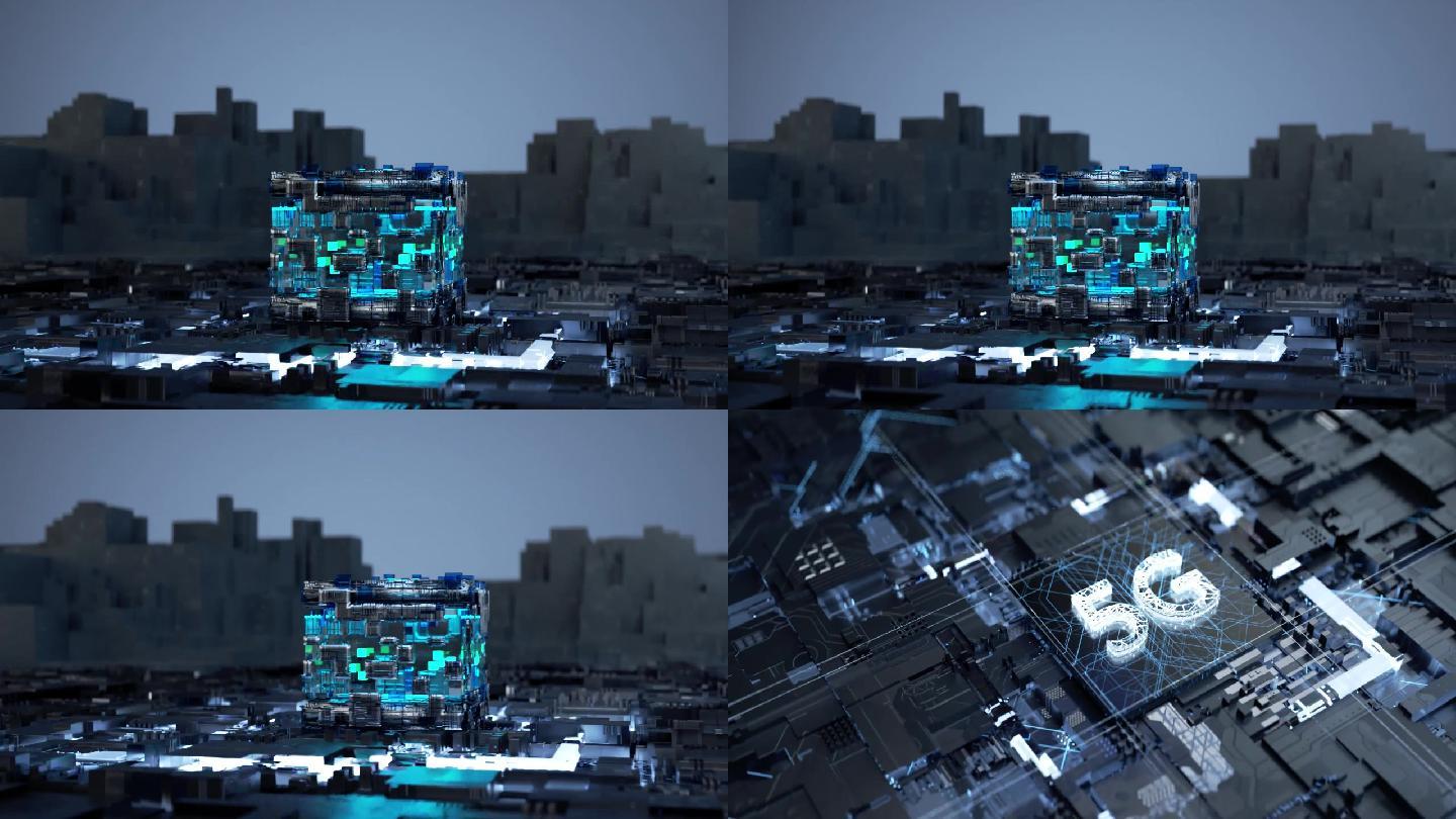 芯片时代5G_——C4D工程_C4D模型下载_编号:7718354_光厂(VJ师网) www.vjshi.com