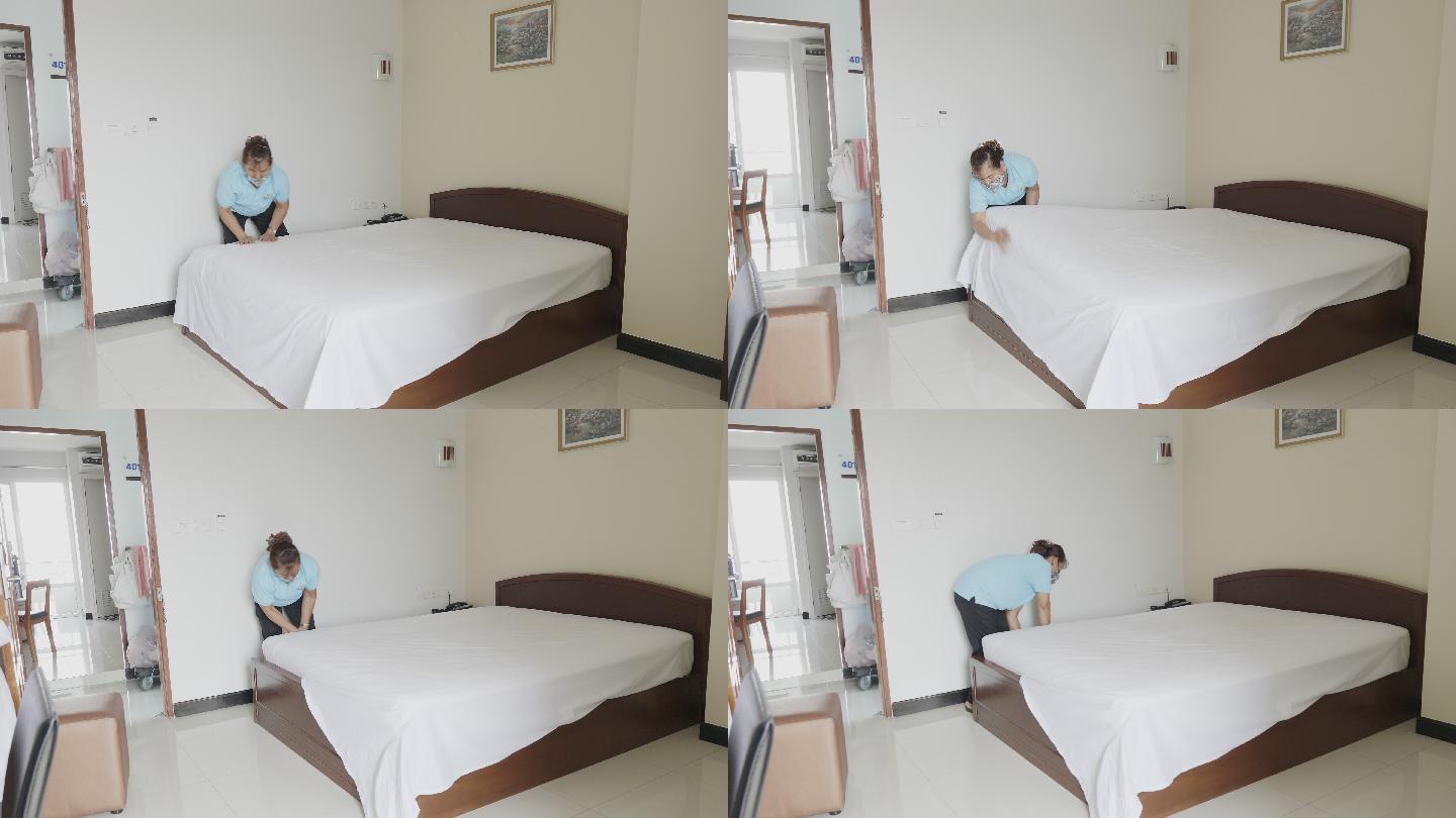 高级酒店女佣女工为客户清洁酒店房间内的所有设备3840x2160高清视频素材下载编号8032180实拍视频光厂vj师网