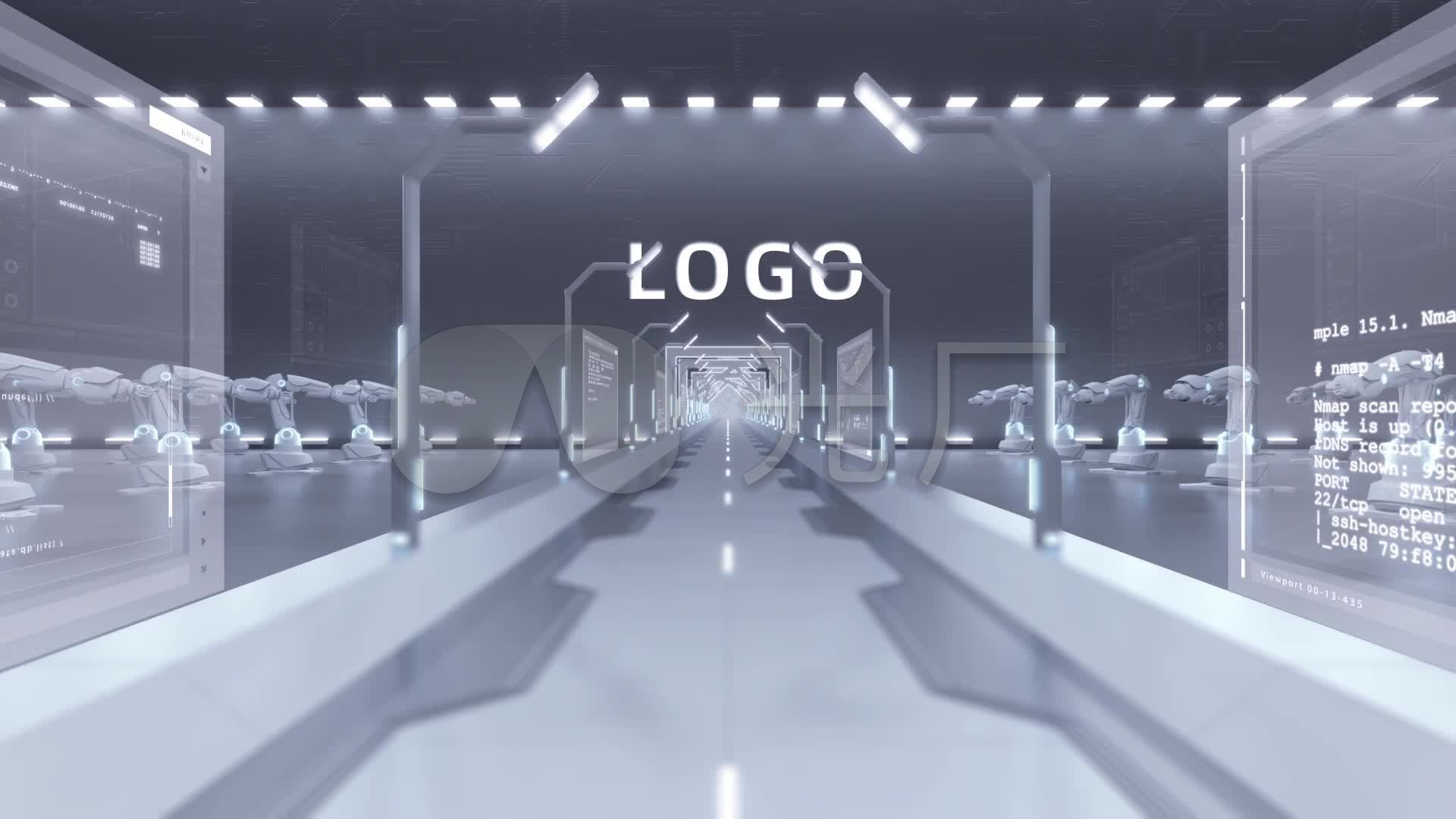 AE+C4D科技5G大数据智能场景_C4D工程下载(编号:8099373)_3D模型_光厂(VJ师网) www.vjshi.com