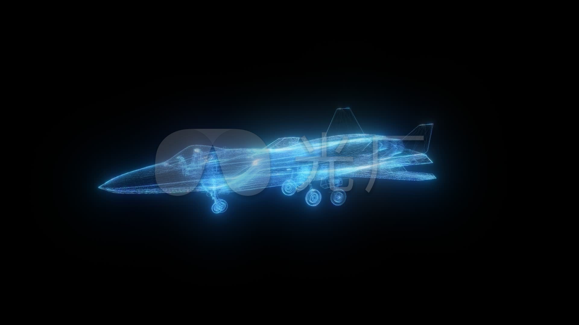 全息HUD歼20战斗机_透明通道素材_1920X1080_高清视频素材下载(编号:8849383)_影视包装_光厂(VJ师网) www.vjshi.com