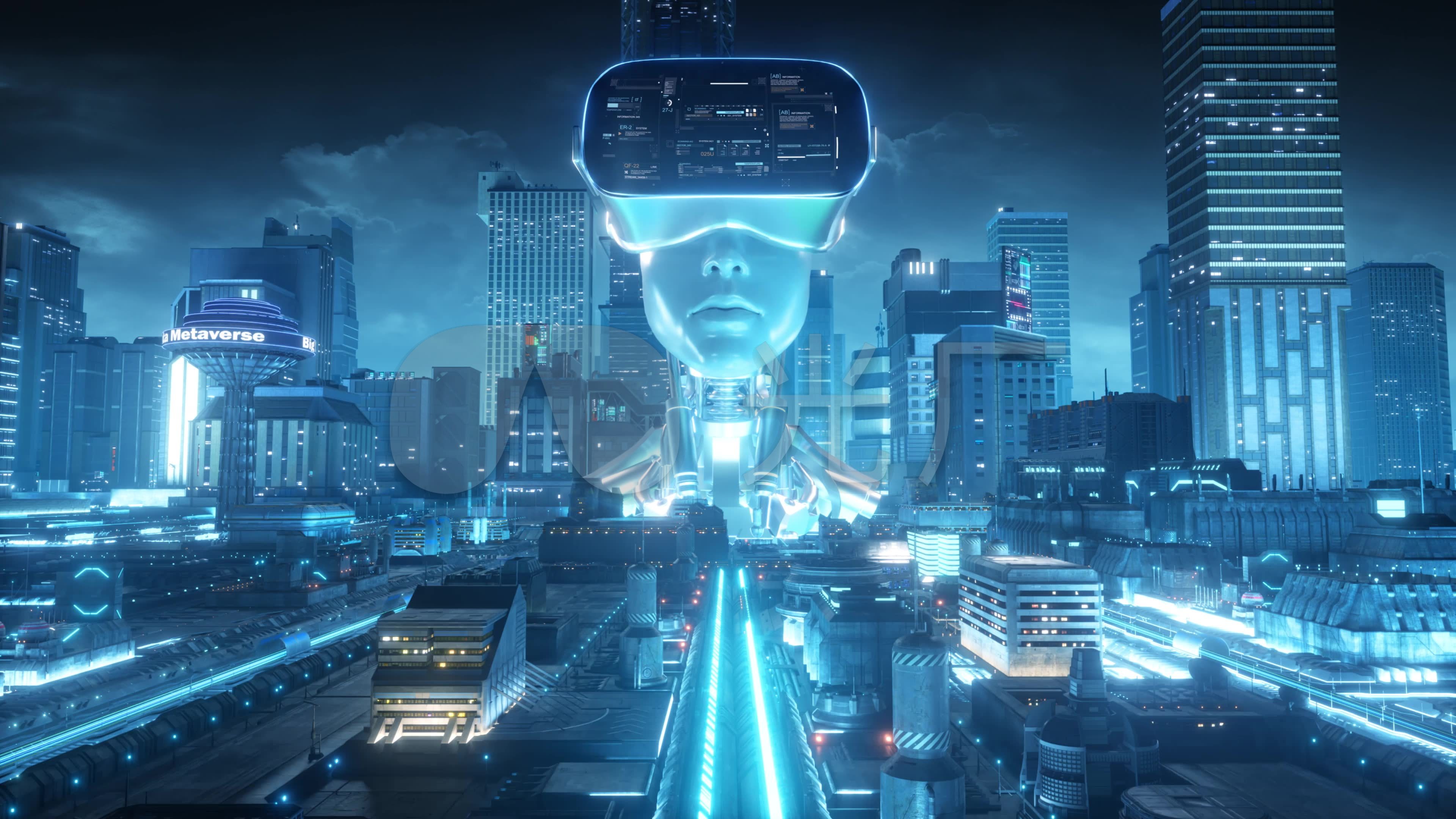 大数据元宇宙科技科技片头_AEC4D工程_C4D工程下载(编号:9020858)_3D模型_光厂(VJ师网) www.vjshi.com