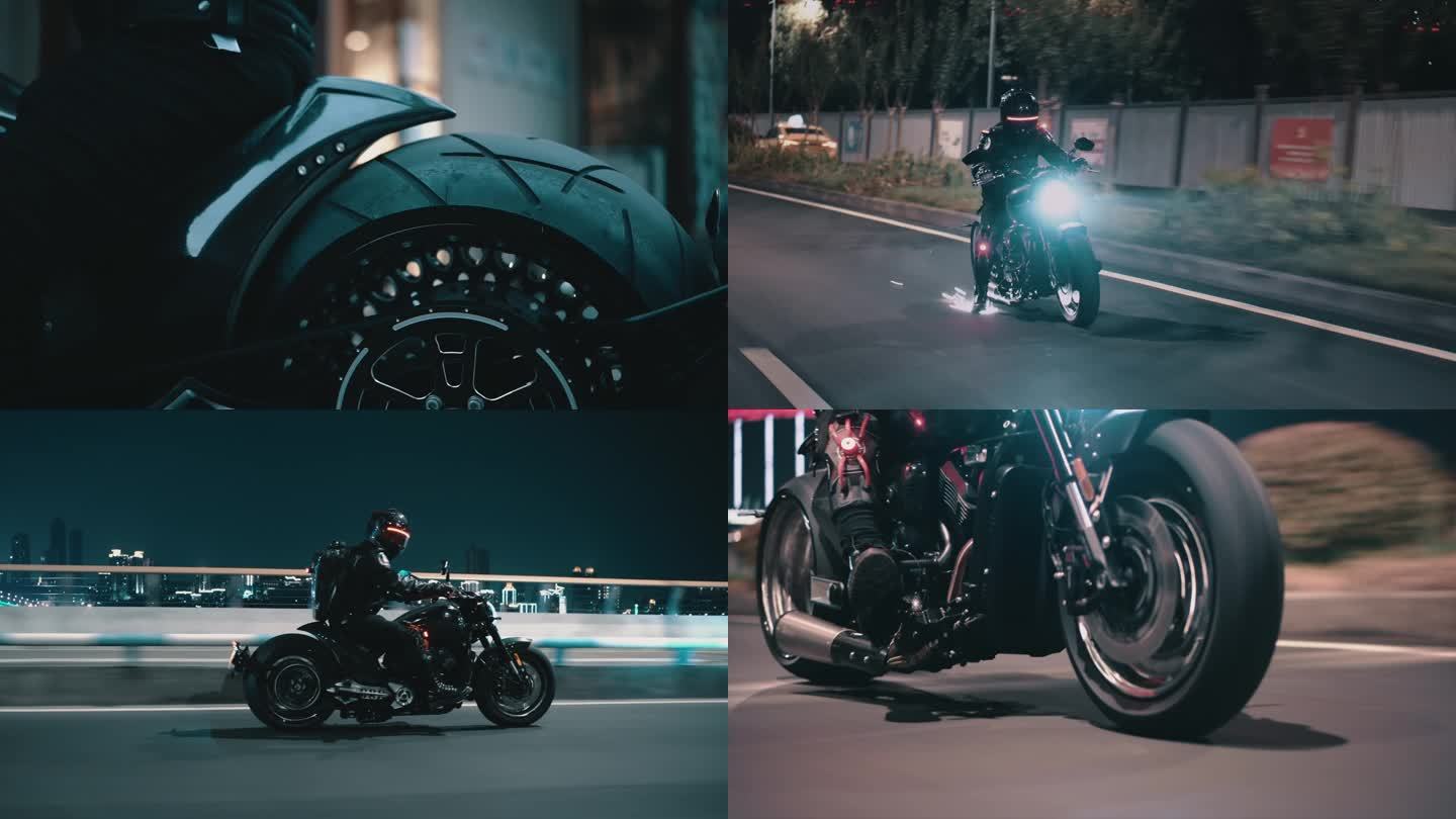 金刚狼800c炫酷机车_机车骑士_机车_视频素材下载