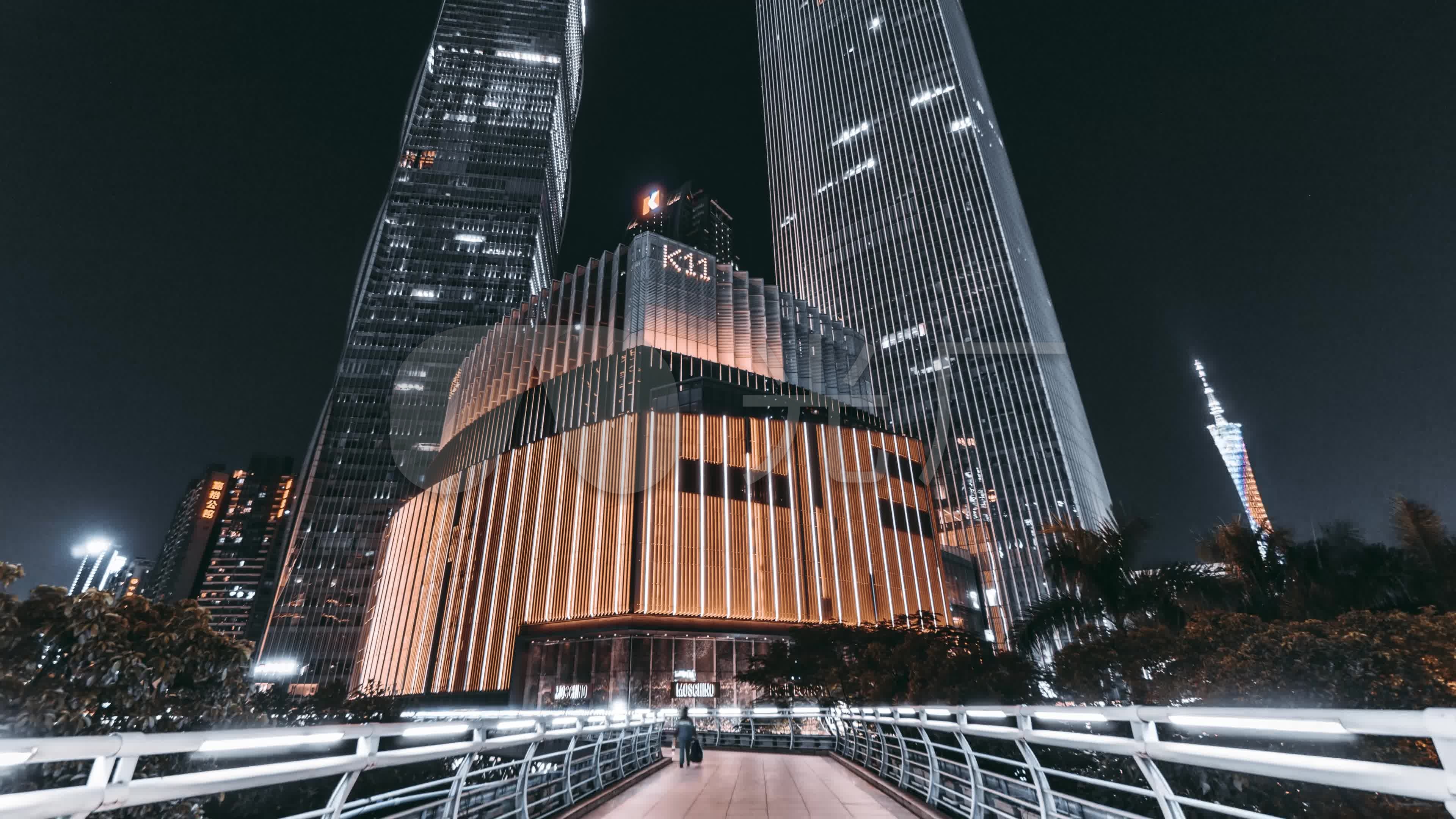 周大福K11东塔延时夜景版_3840X2160_高清视频素材下载(编号:9157541)_实拍视频_光厂(VJ师网) www.vjshi.com