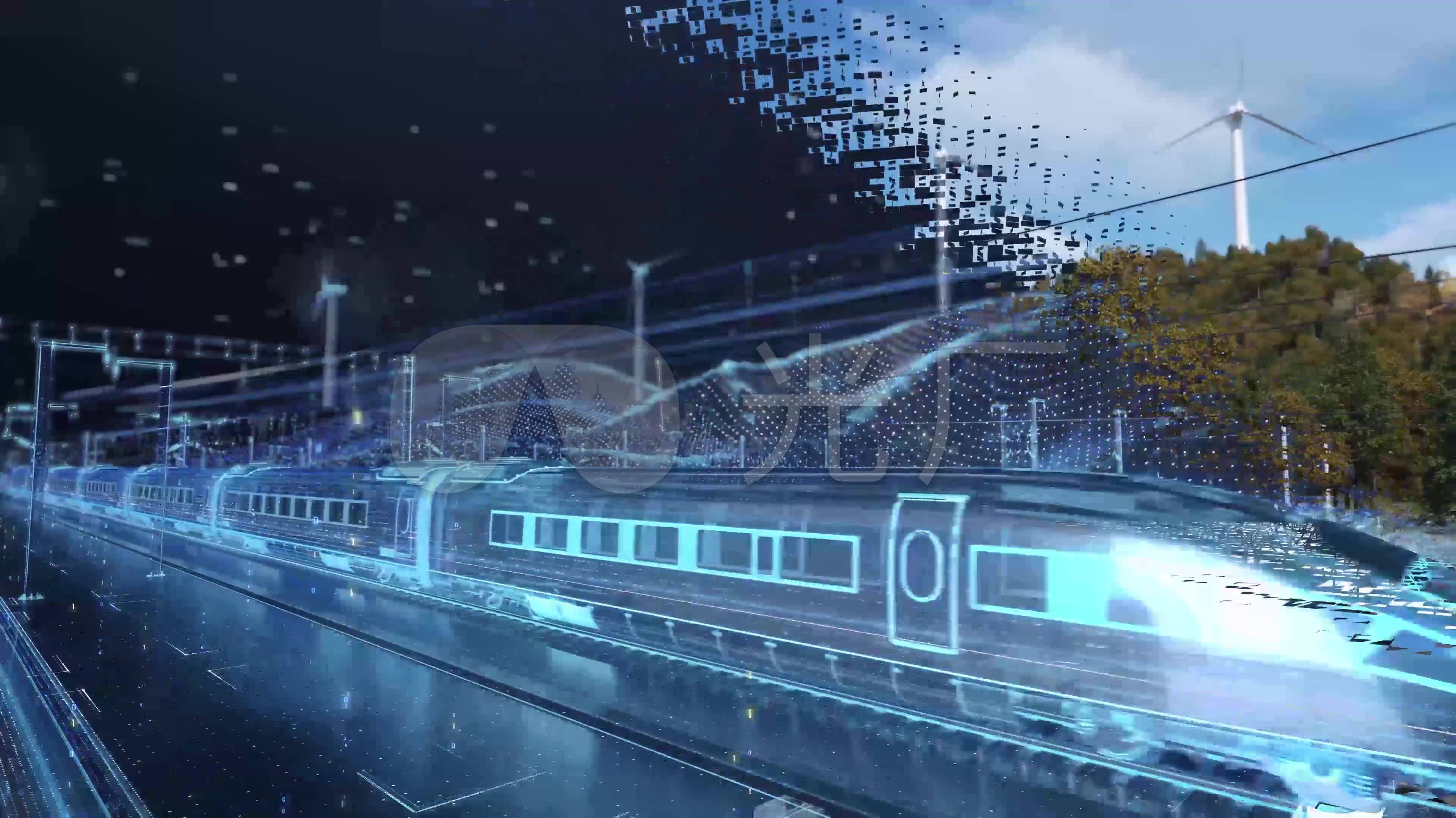 4K震撼科技片头高铁片头动车行驶AE模板_AE模板下载(编号:9230218)_AE模板_光厂(VJ师网) www.vjshi.com