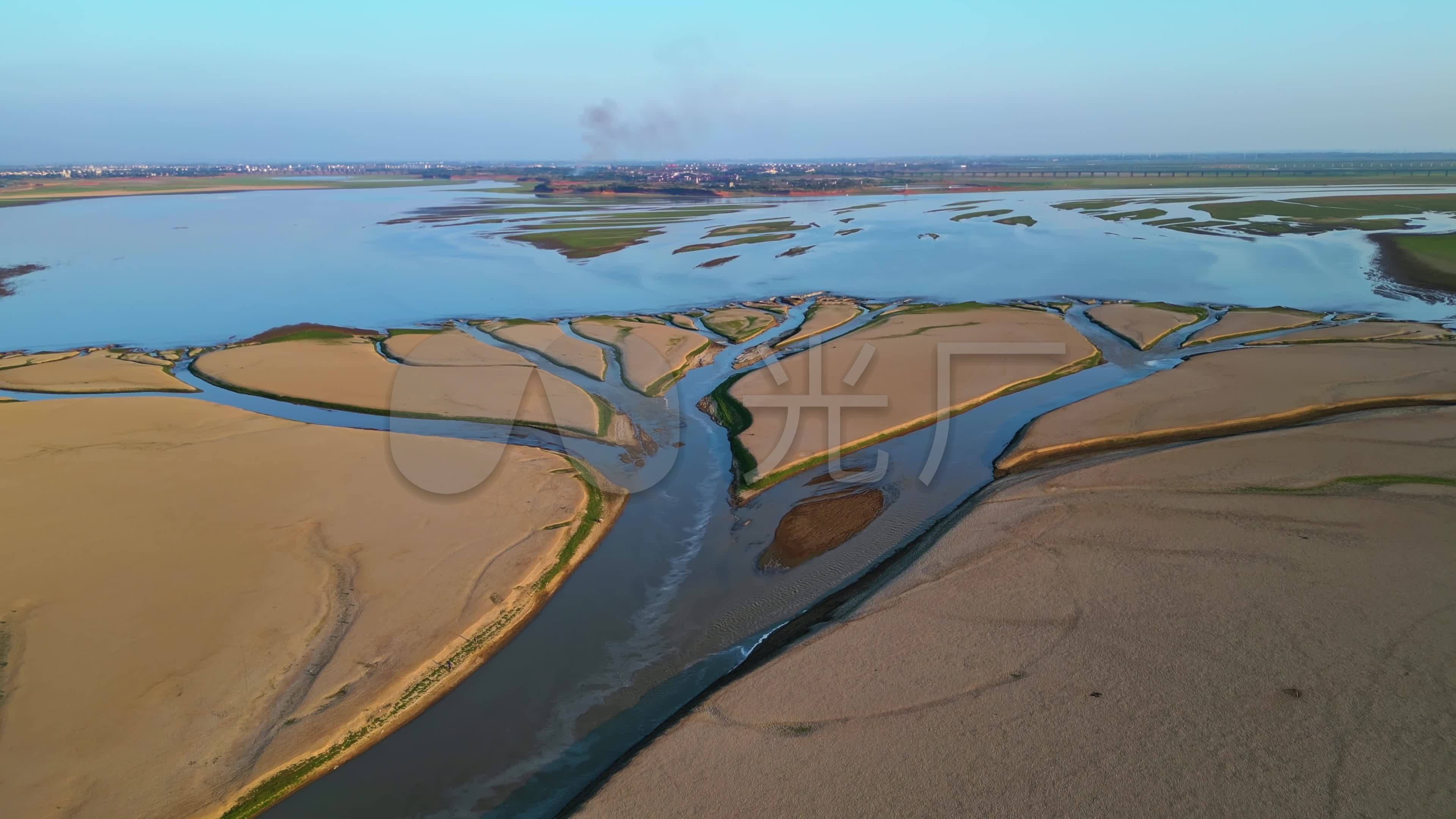 鄱阳湖航拍大地之树3840x2160高清视频素材下载编号9367627实拍视频光厂vj师网