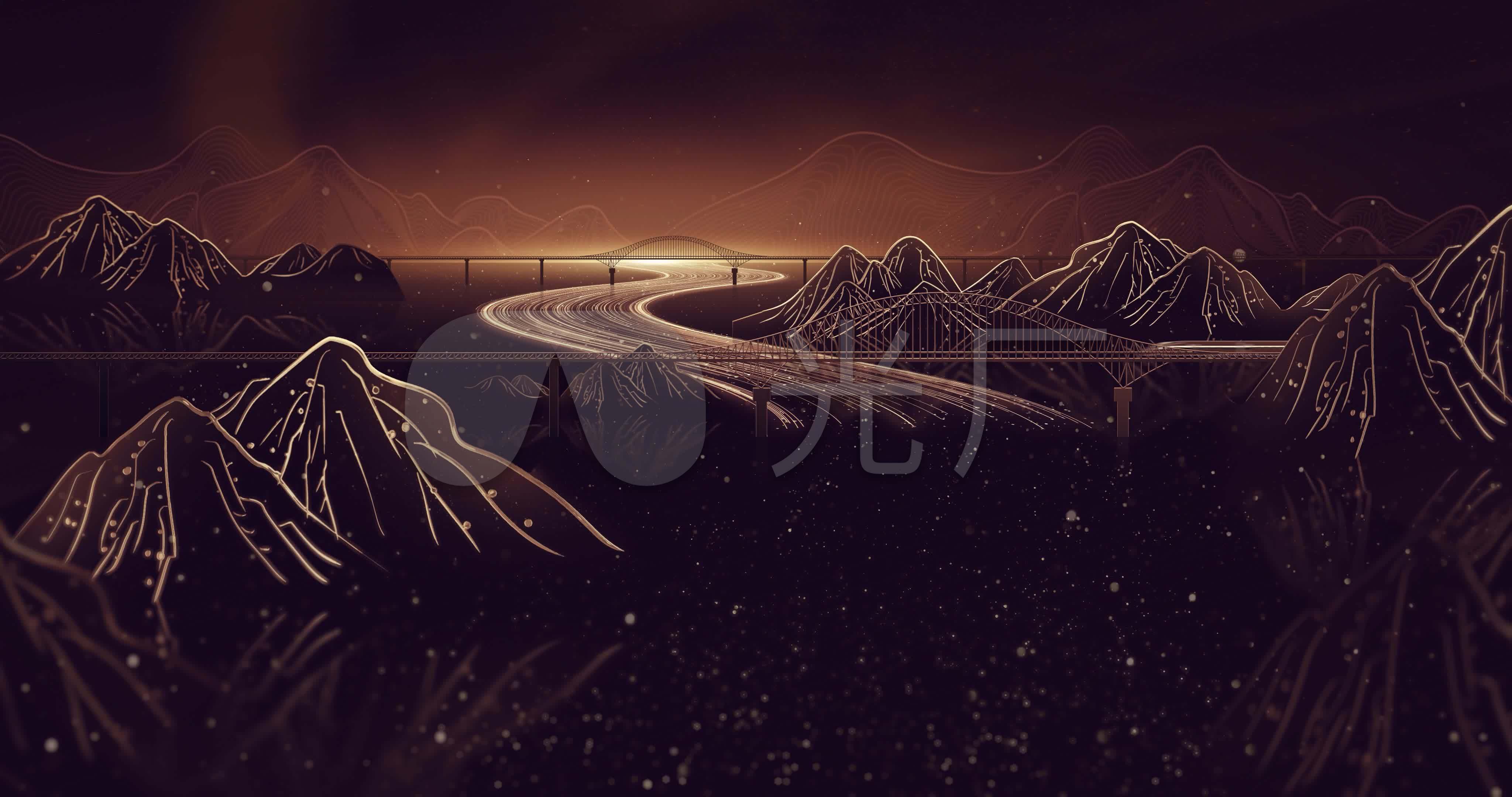 唯美粒子流_高铁_城市发展_4096X2160_高清视频素材下载(编号:9476919)_舞台背景_光厂(VJ师网) www.vjshi.com