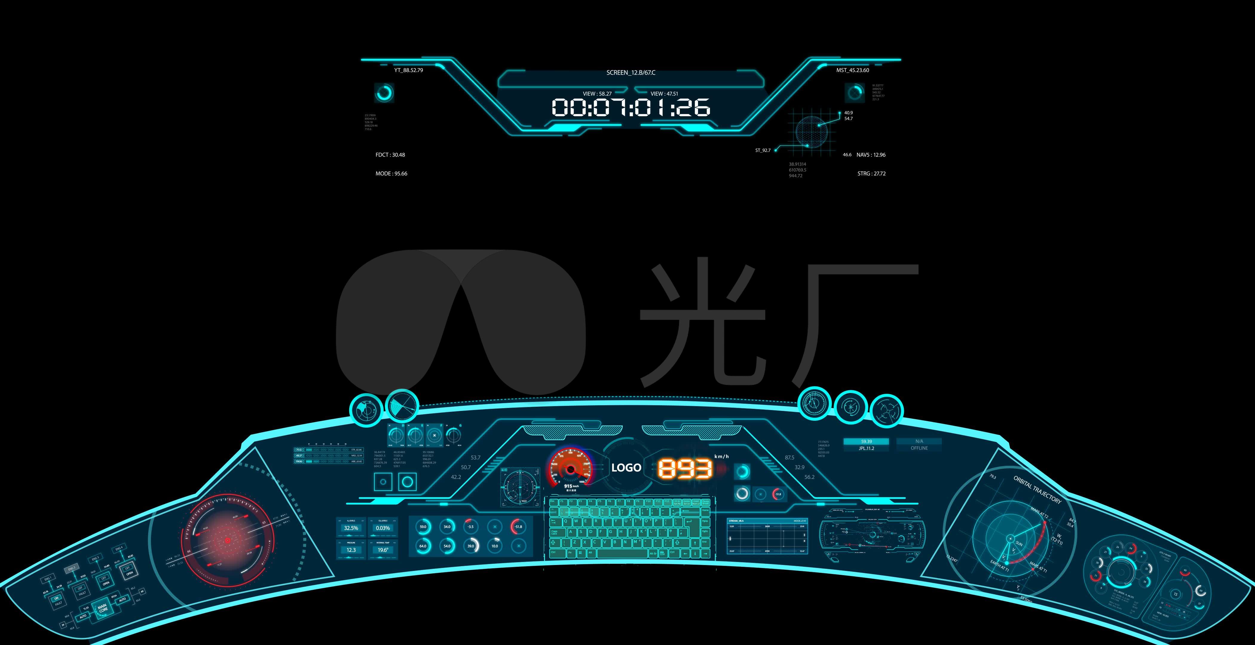 科技驾驶舱hud界面_AE模板下载(编号:9564082)_AE模板_光厂(VJ师网) www.vjshi.com