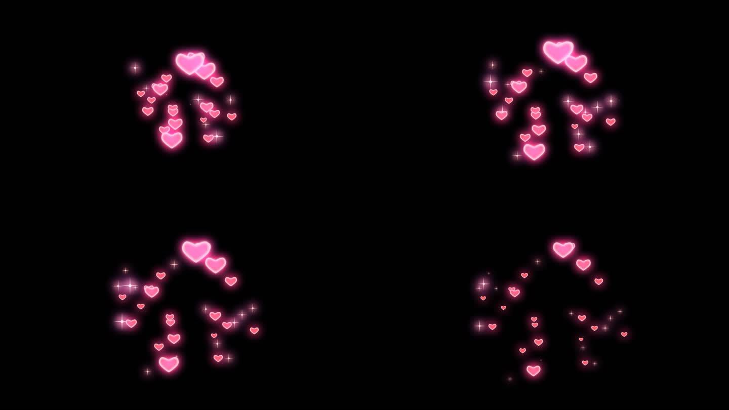 [ae]4k爱心爆照_AE模板下载