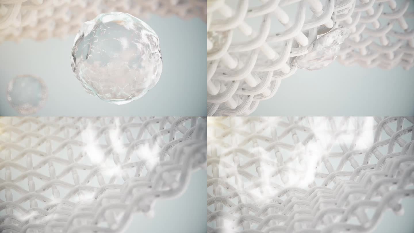 纤维汗液吸湿速干科技电商卖点C4D+AE_C4D模型下载