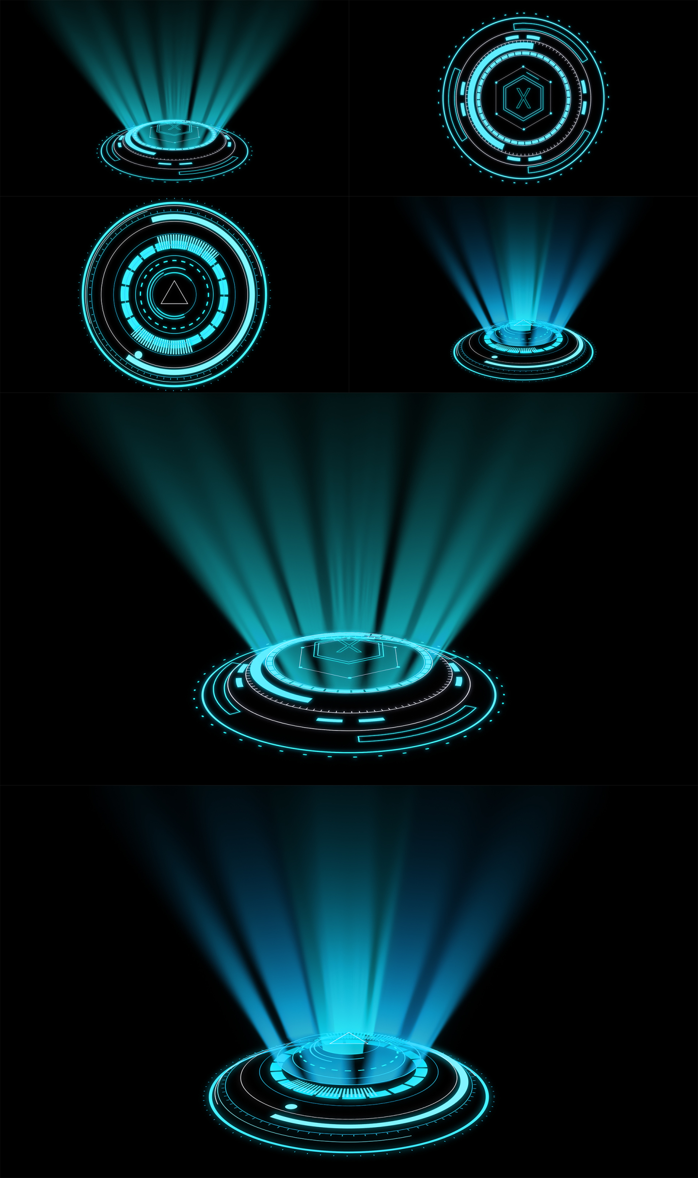 全息HUD投影AE(2款)_AE模板下载_编号:9667085_光厂(VJ师网) www.vjshi.com