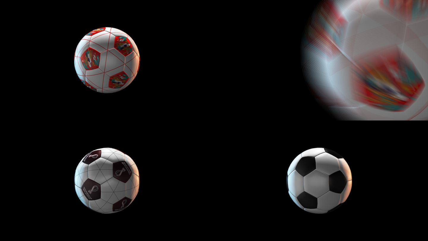 E3D自定义足球AE模板_AE模板下载