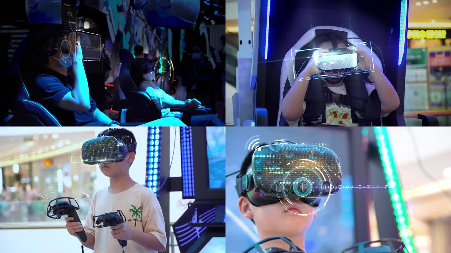 科技_VR游戏_虚拟世界_视频素材下载