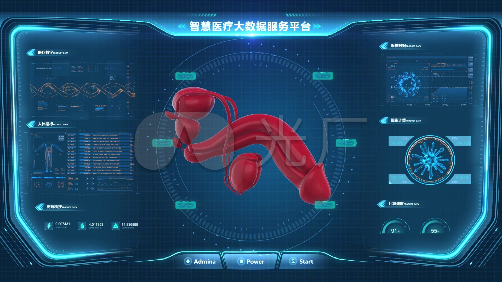 人体HUD_全息大脑_HUD生殖器_AE模板下载(编号:9769905)_AE模板_光厂(VJ师网) www.vjshi.com