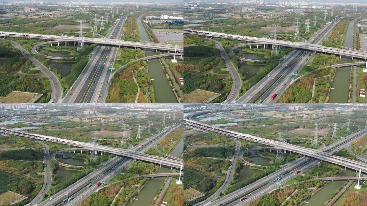 4K原素材-S2沪芦高速、度假区高架路_视频素材下载_编号:9804480_光厂(VJ师网) www.vjshi.com