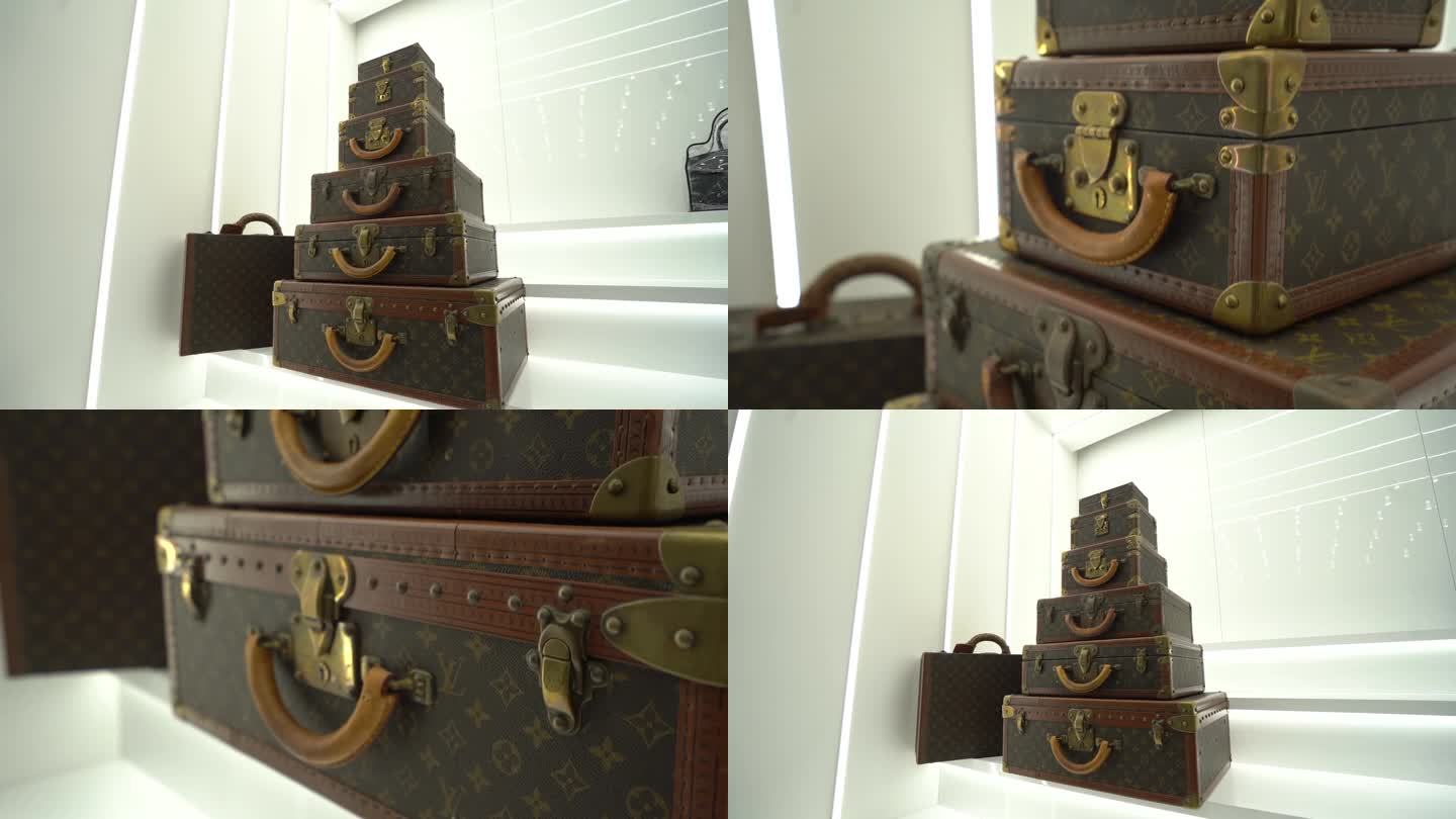 奢侈品LV_包包_LV箱子_视频素材下载