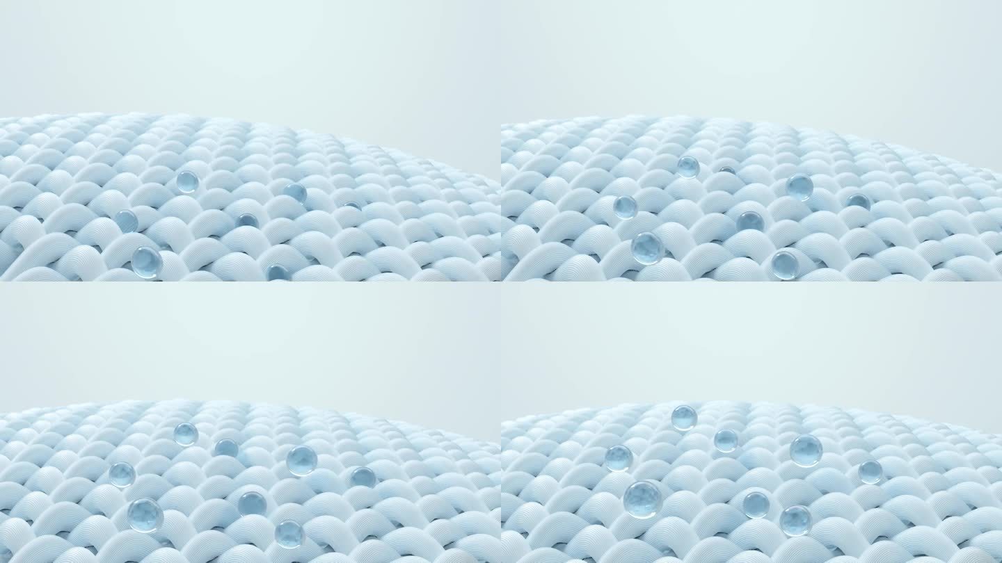 透气呼吸布料结构C4D+AE_C4D模型下载