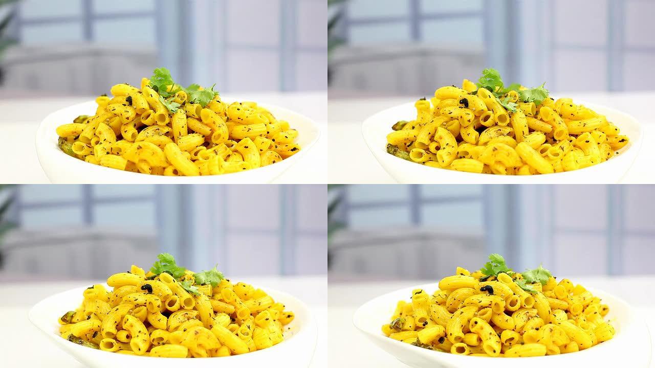 德西印度式通心粉零食休闲食品香脆视频素材下载编号10864115光厂vj师网