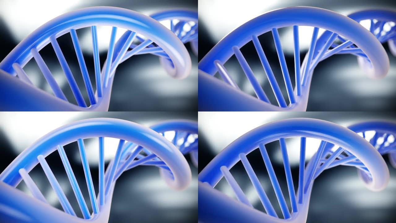 抽象背景下的DNA结构模型。CG高清_视频素材下载_编号:10999624_光厂(VJ师网) www.vjshi.com