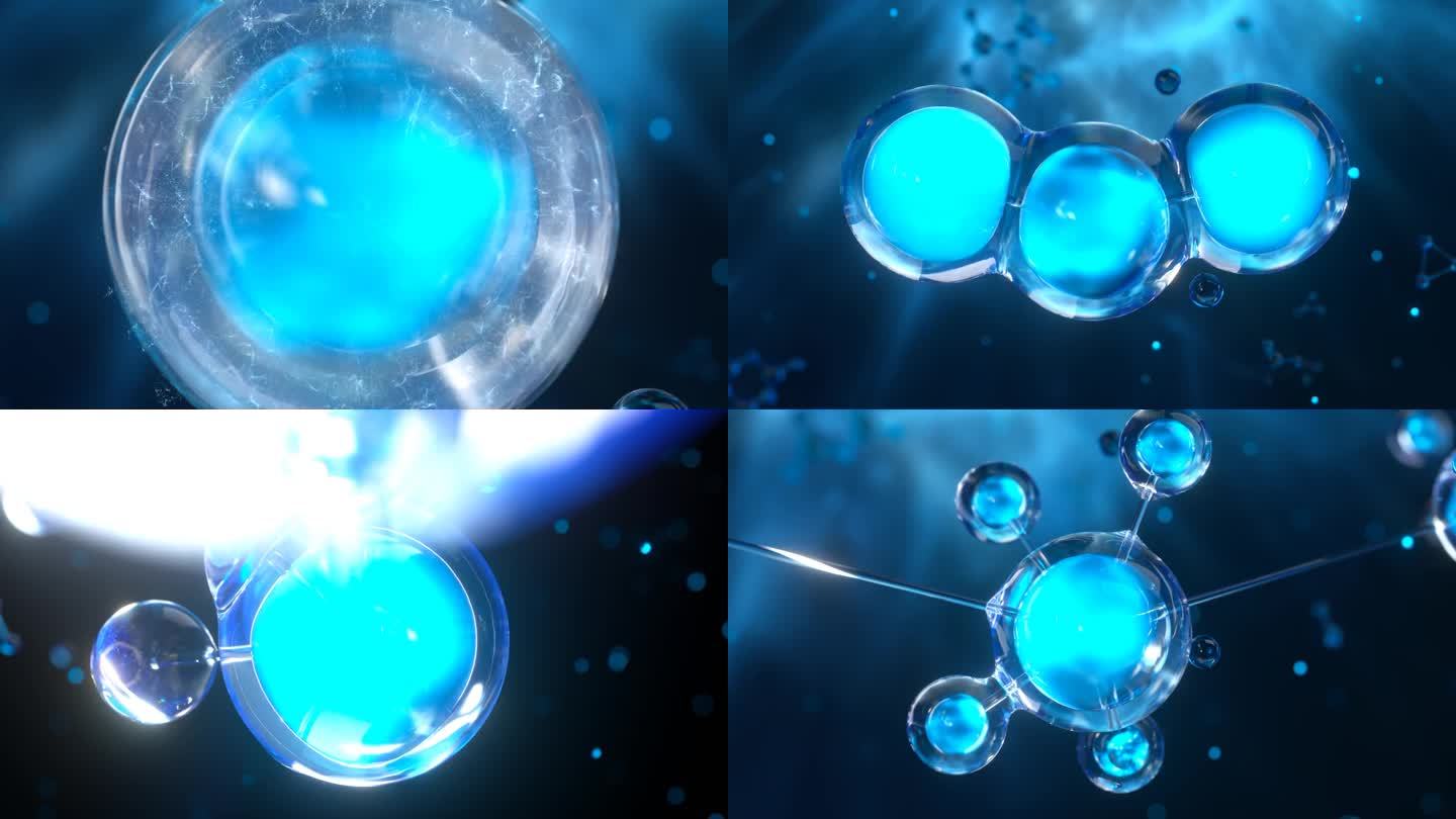 细胞分子分裂生长AEc4d工程_C4D模型下载