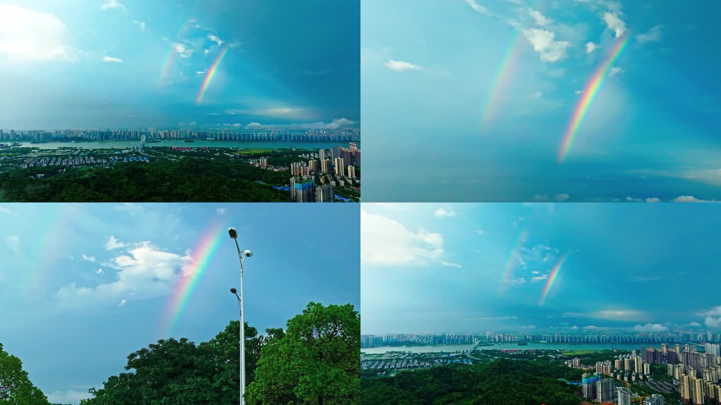 长沙雨后双彩虹_视频素材下载_编号:24866400_光厂(VJ师网) www.vjshi.com