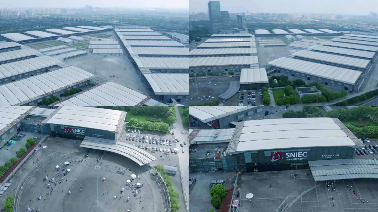 上海新国际博览中心_视频素材下载