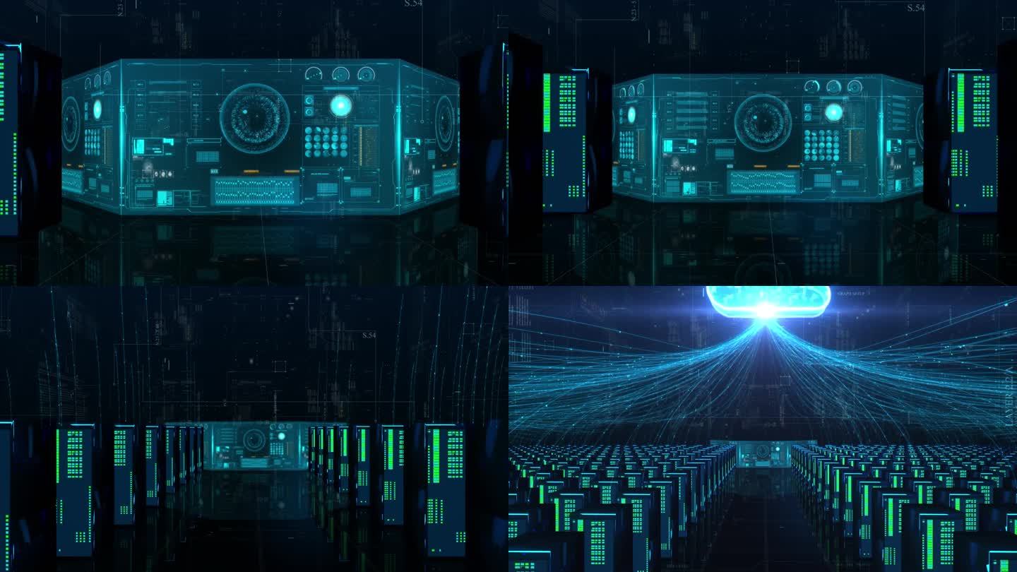 5G数据流机房汇聚开场AE+C4D工程_C4D模型下载_编号:25139455_光厂(VJ师网) www.vjshi.com