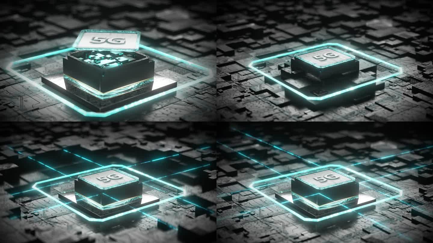 大数据AI智能5G高科技芯片C4D工程_C4D模型下载_编号:25310458_光厂(VJ师网) www.vjshi.com