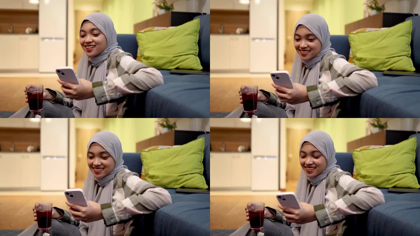 美丽的女孩一边喝茶一边上网_视频素材下载_编号:27436494_光厂(VJ师网) www.vjshi.com