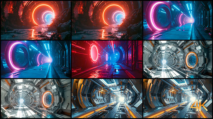 科幻CG场景_时空传送门_时间穿越_星际_视频素材下载_编号:27736224_光厂(VJ师网) www.vjshi.com