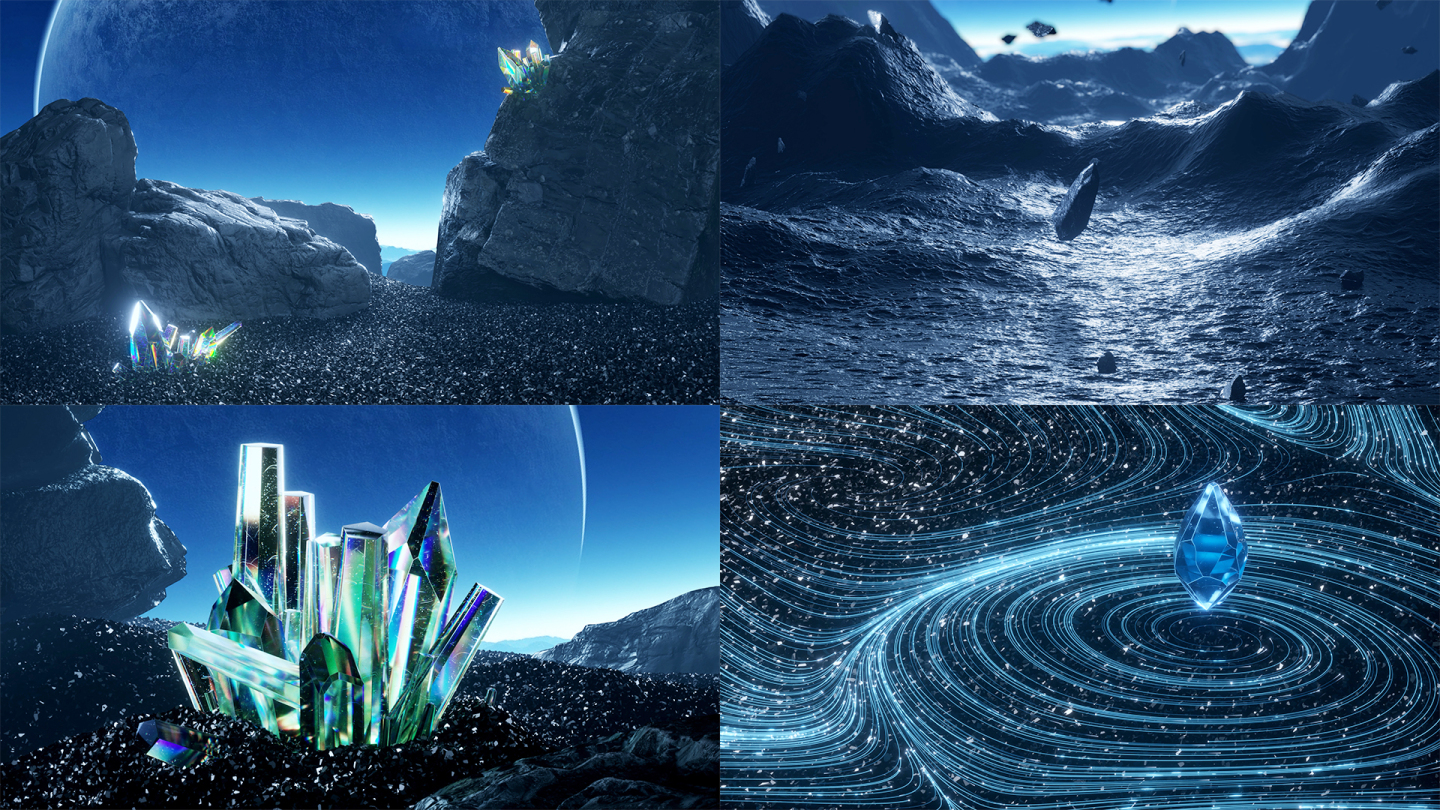 大气超现实概念片头AE+c4d_C4D模型下载