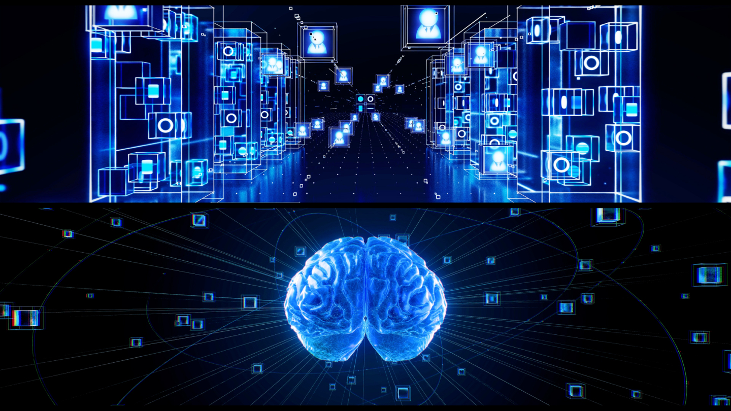 科技人工智能AI开场_C4D+AE_C4D模型下载