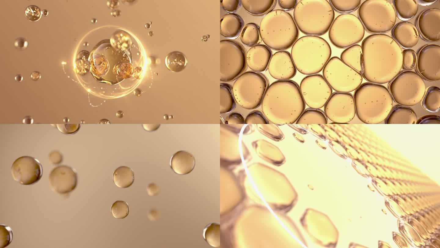 细胞分子皮肤凹陷修复C4D+AE_C4D模型下载