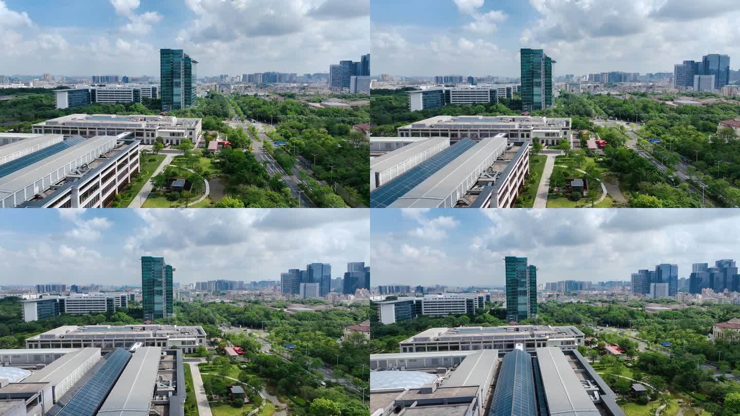 深圳坂田华为基地航拍华为总部航拍4K02_视频素材下载_编号:30207000_光厂(VJ师网) www.vjshi.com