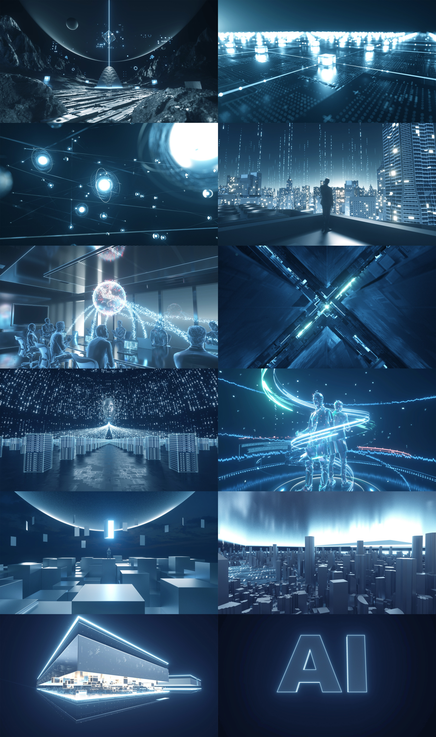 deepseek人工智能创意C4D+AE_C4D模型下载