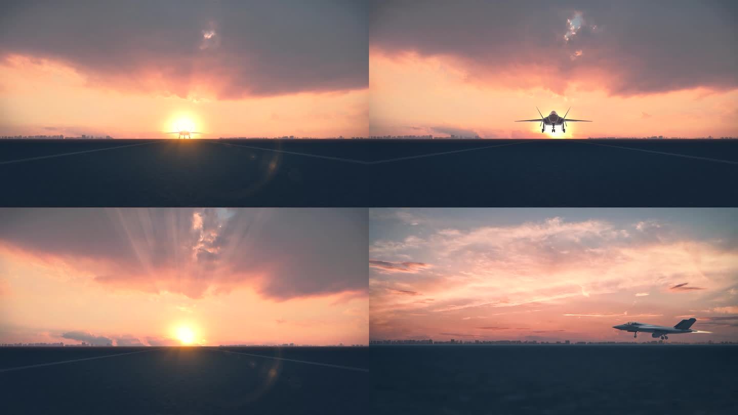 J35歼35战斗机起飞_视频素材下载