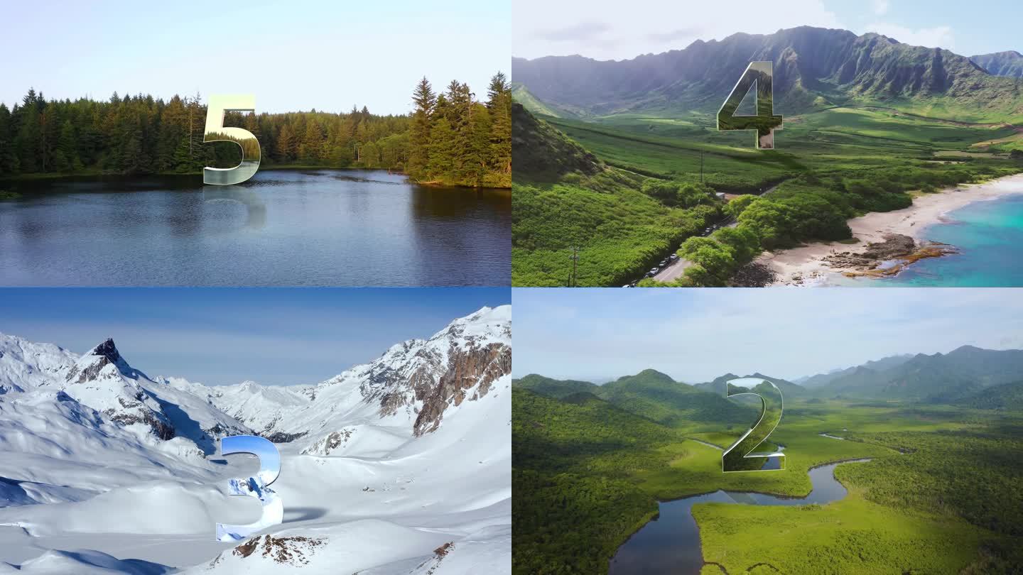 E3D倒计时AE模版_AE模板下载