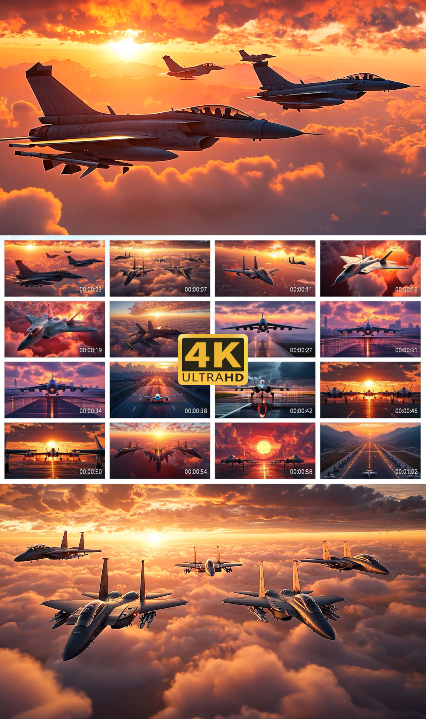 4K空军大国国防歼20_J20战斗机1_视频素材下载