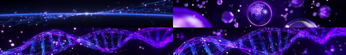 紫色科技粒子线条细胞DNA_c4d工程_C4D模型下载_编号:35107360_光厂(VJ师网) www.vjshi.com