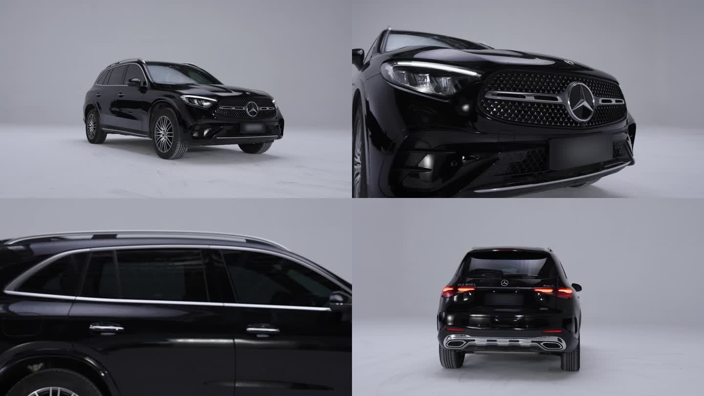 奔驰GLC（300L_动感型_）外观_视频素材下载